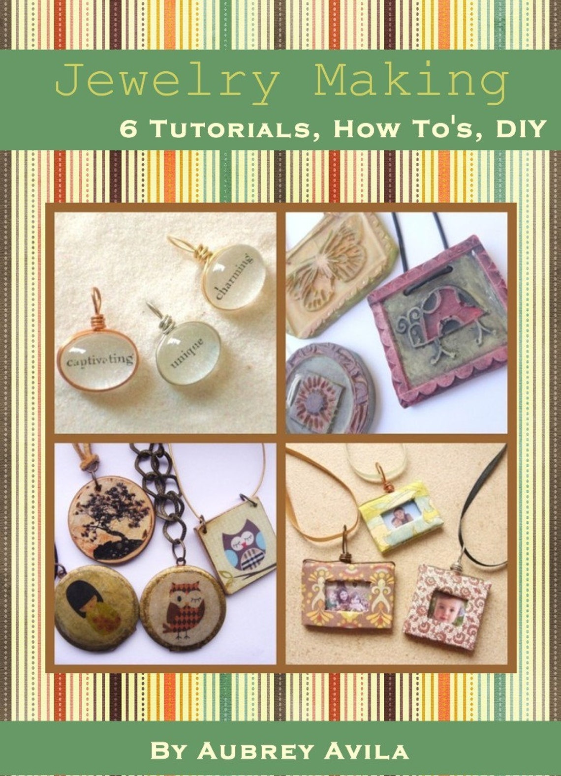 Jewelry Making E-book- Six How To's- DIY- PDF Format- Custom Pendants ...