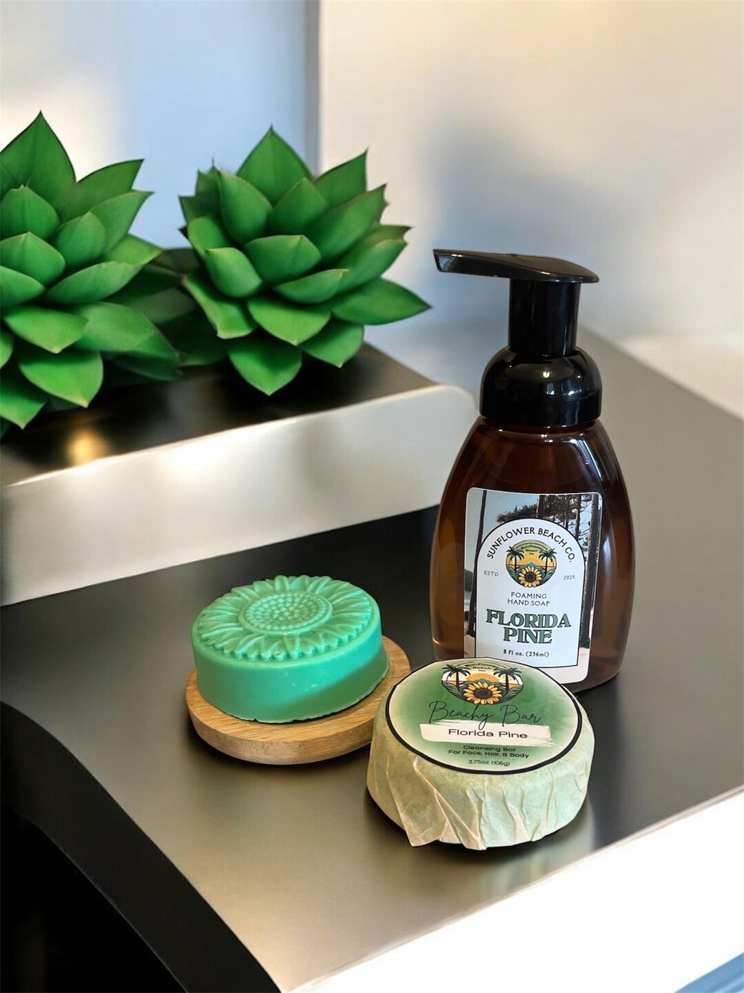 Florida Pine Foaming Hand Soap, Natural Essential Oils - Etsy
