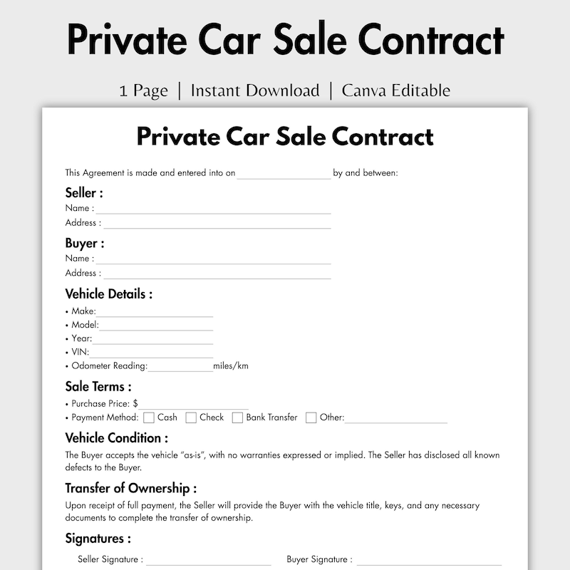 Useing a Purchased Car - Etsy