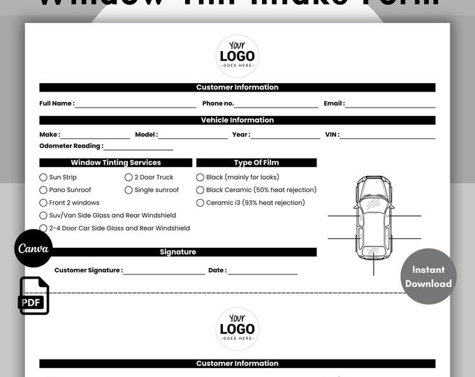 Window Tint Business Card Template, Car Window Tint Business Card ...