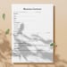 One Page Musician Contract, Editable Musician Collaboration Form ...