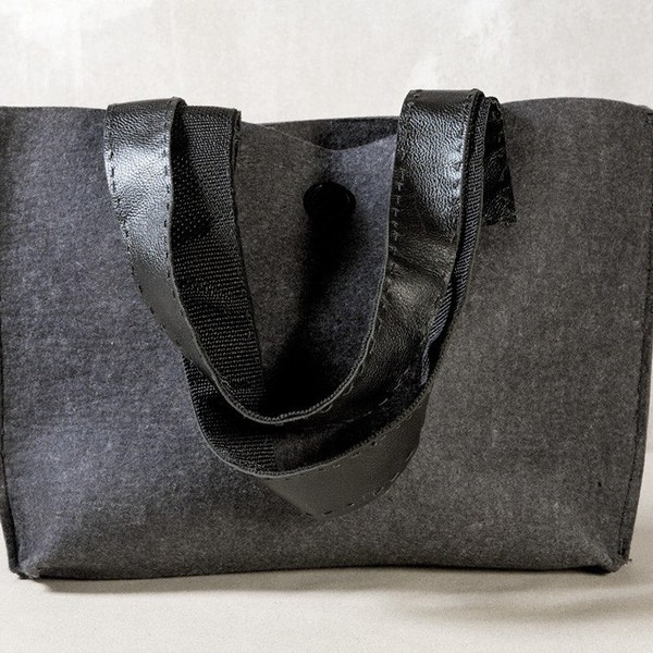 Felt Tote Bag - Etsy