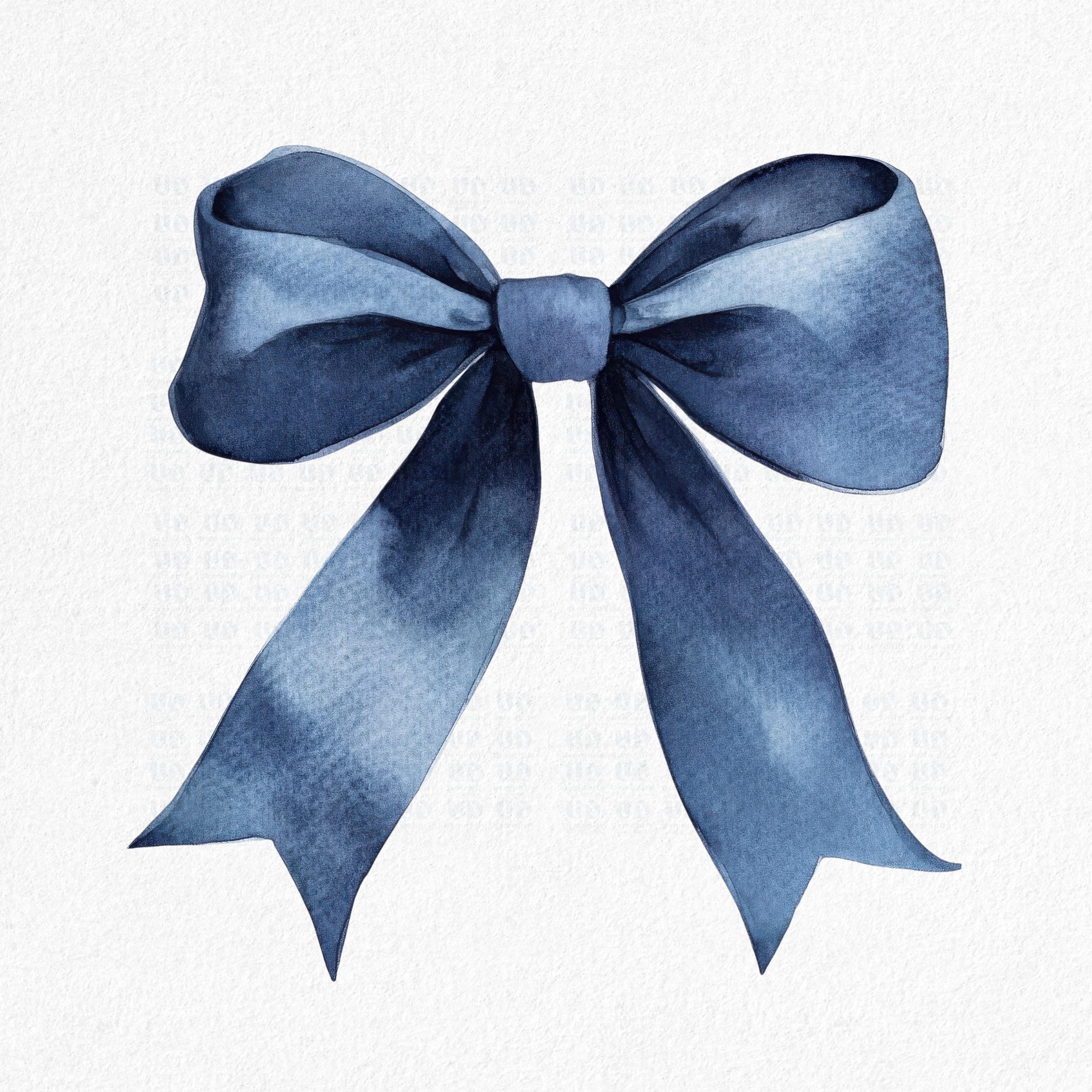 26 Bows Clipart Bundle, Cute Bow PNG, Watercolor Bows Art, Kawaii ...