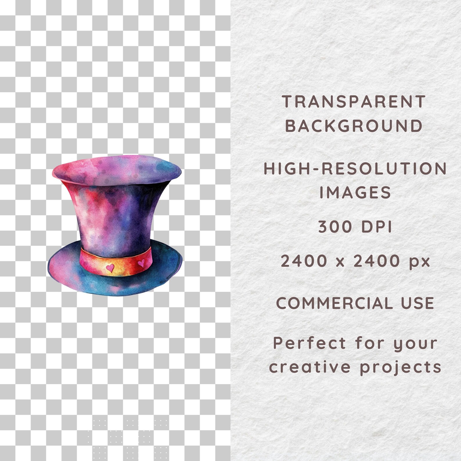 Watercolor Magician Clipart: Magic Show PNG Graphics (digital Download ...