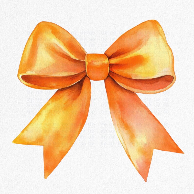 26 Bows Clipart Bundle, Cute Bow PNG, Watercolor Bows Art, Kawaii ...