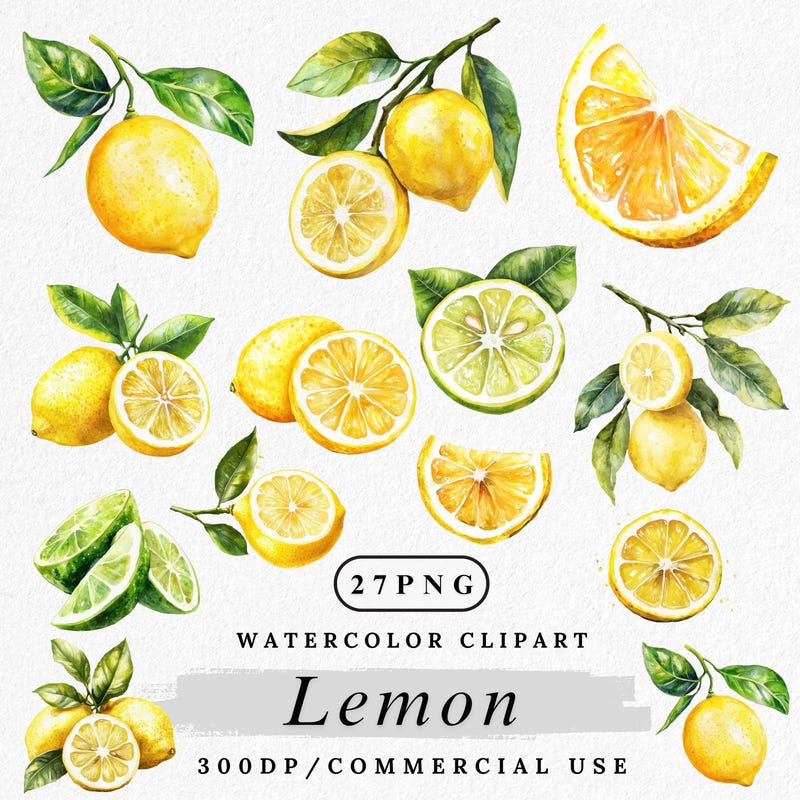 Printable Lemon Slice - Etsy