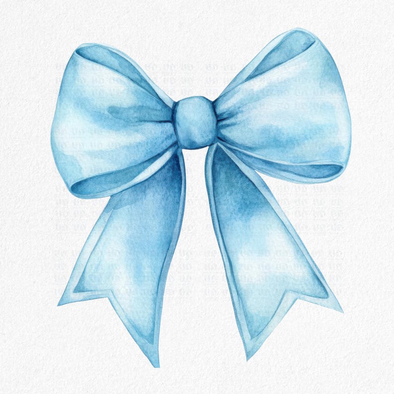 26 Bows Clipart Bundle, Cute Bow PNG, Watercolor Bows Art, Kawaii ...