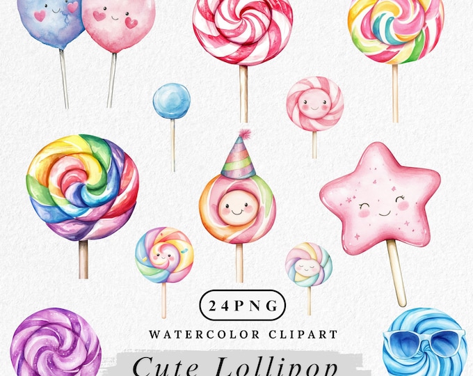 Candy Land Clipart, Instant Download Candy Clipart, Digital Candy Clip ...