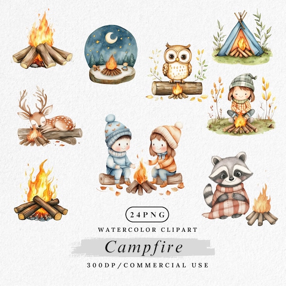 Camping Clipart Cute