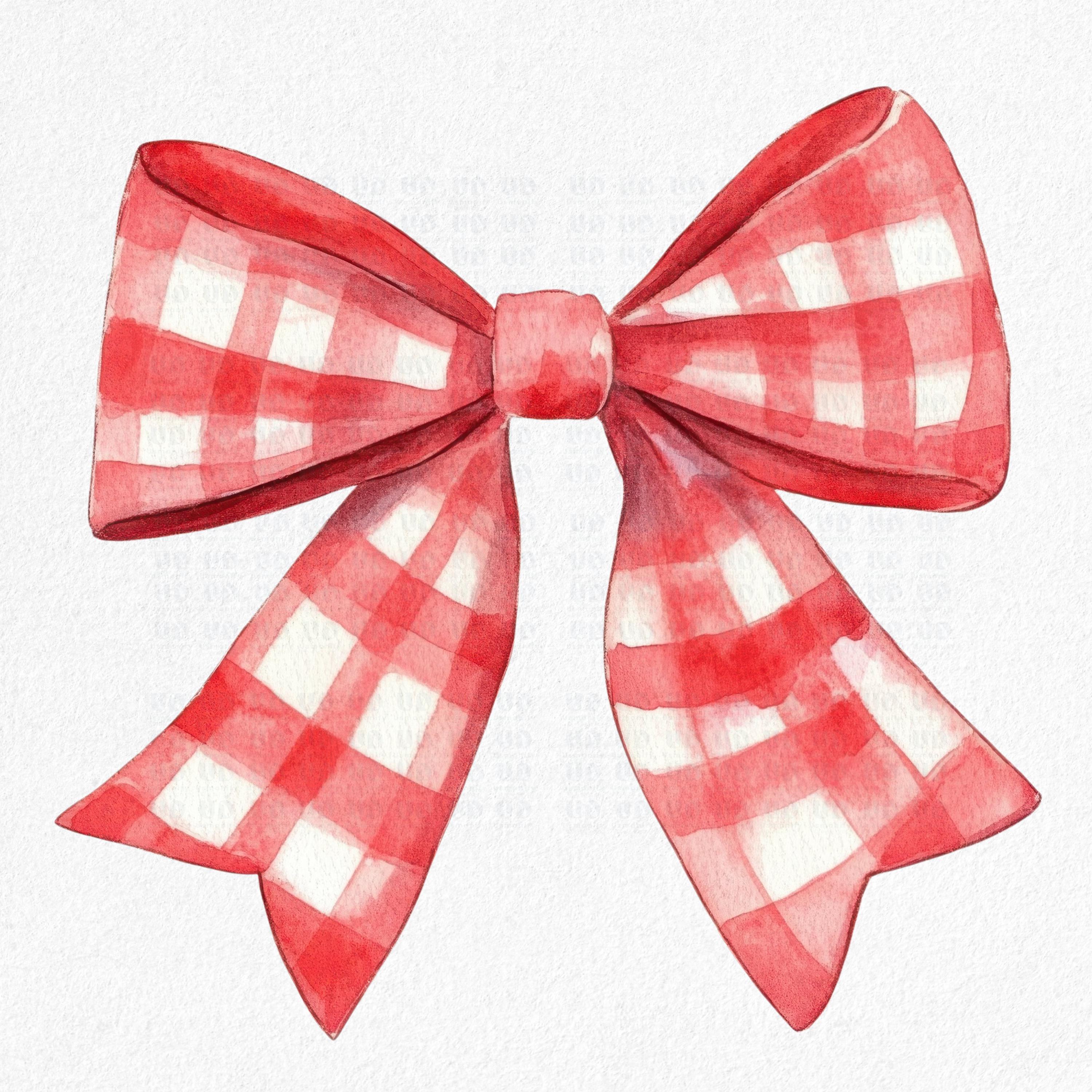 26 Bows Clipart Bundle, Cute Bow PNG, Watercolor Bows Art, Kawaii ...