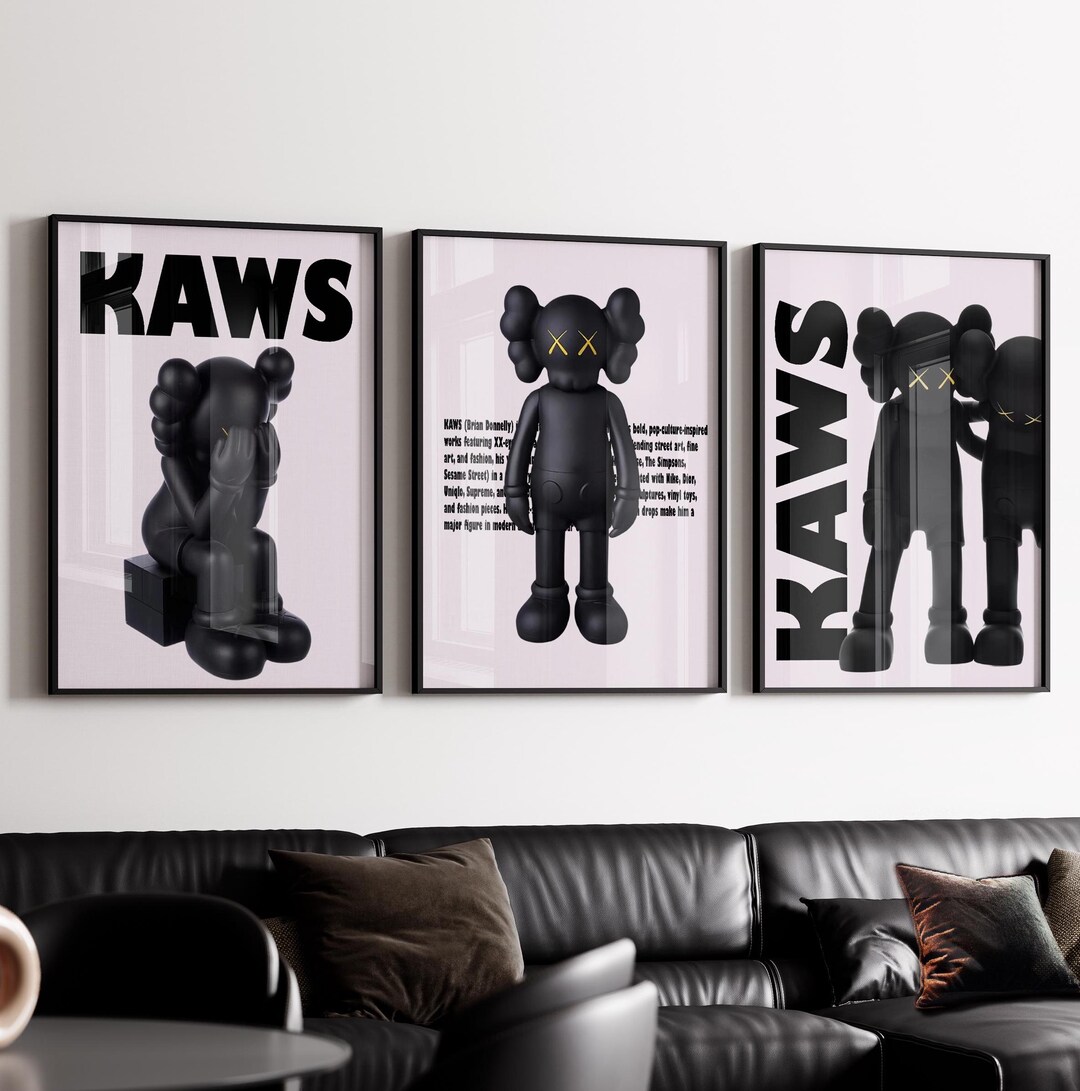 Hypebeast Figure Printable Wall Art,hypebeast Toys Poster Set of 3 ...