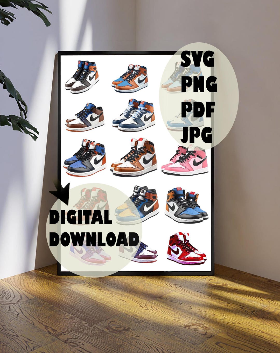 15 Sneaker Svg Bundle, Sneakers Svg, Running Shoes, Sneaker Clipart ...