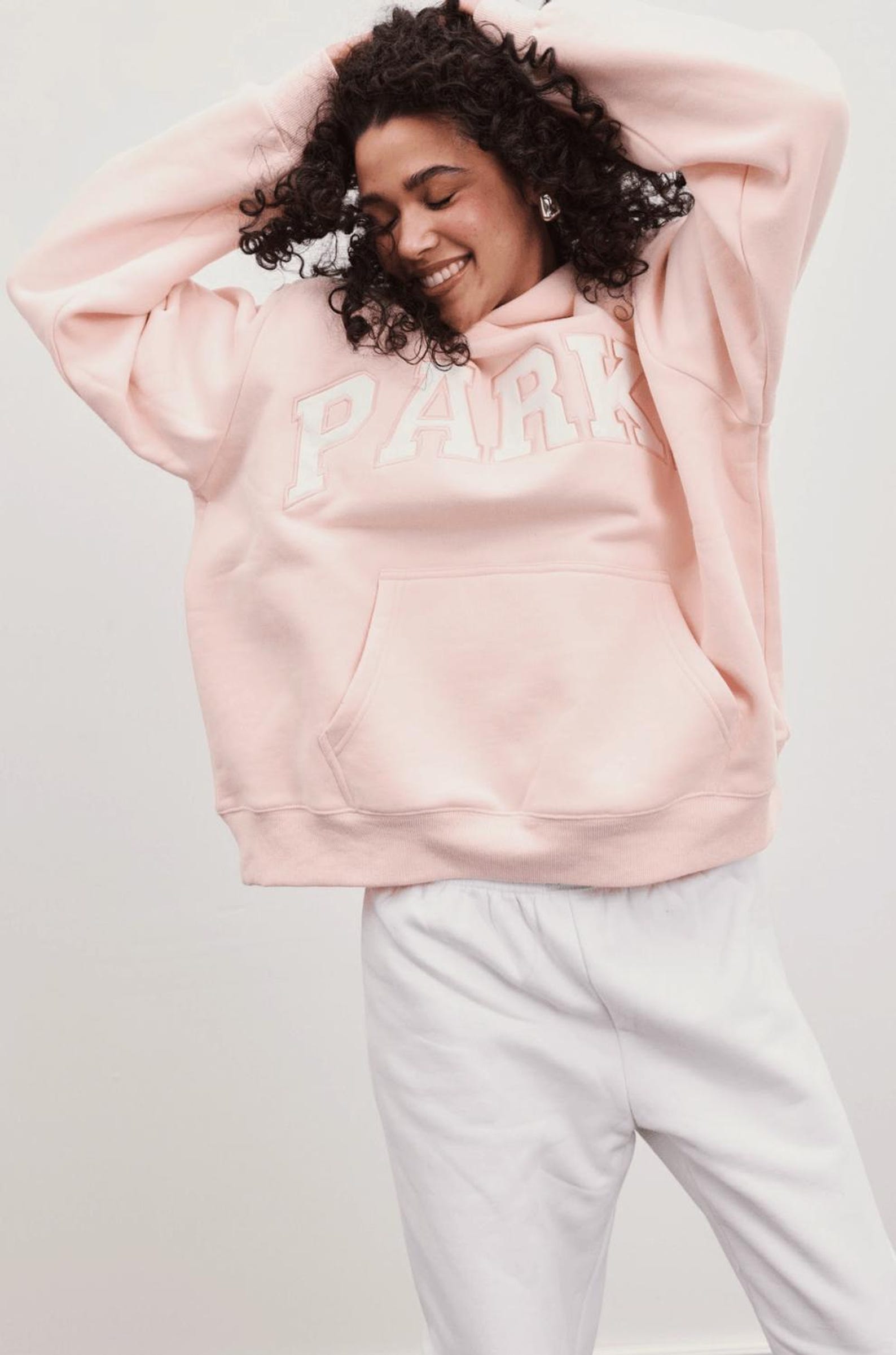 PARKE Varsity Sweatshirt Pink and Blue Crewneck Unisex Mockneck ...