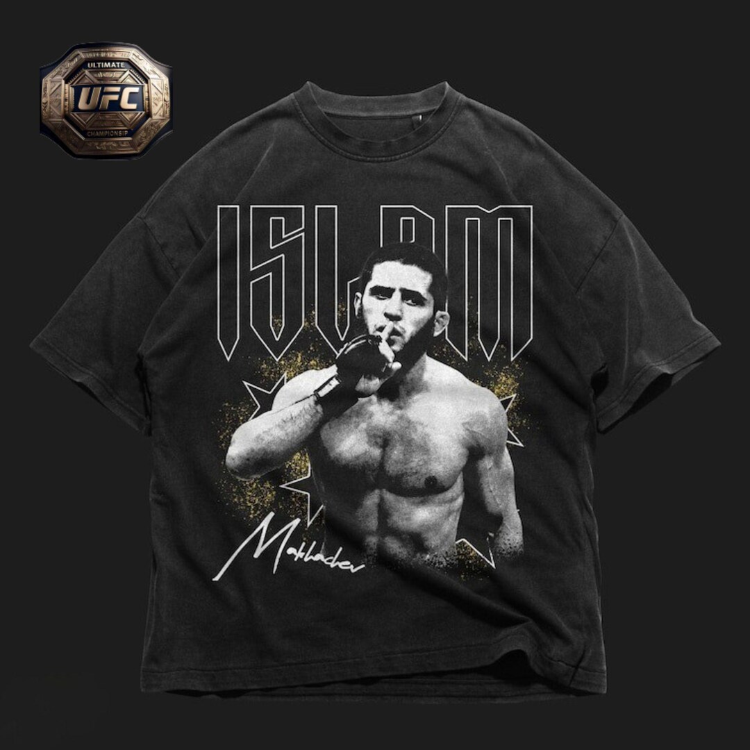 UFC Islam Makhachev T-shirt Dagestan Pound-for-pound Champion Premium ...