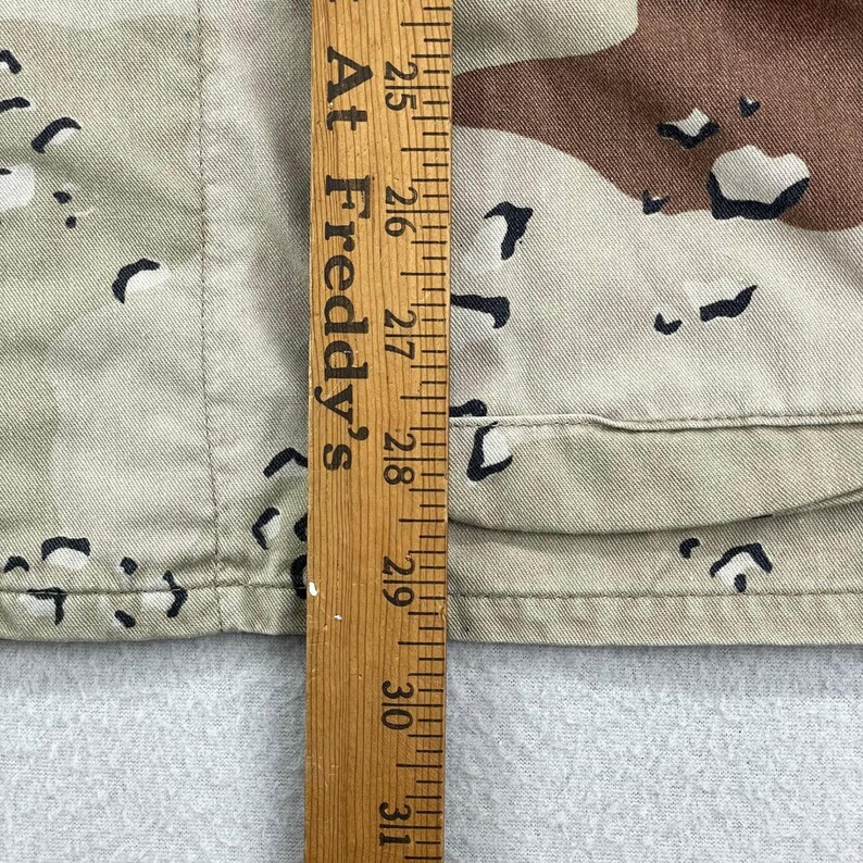 80s 90s USGI Combat Jacket Desert Storm Camo Chocolate Chip Size MEDIUM ...