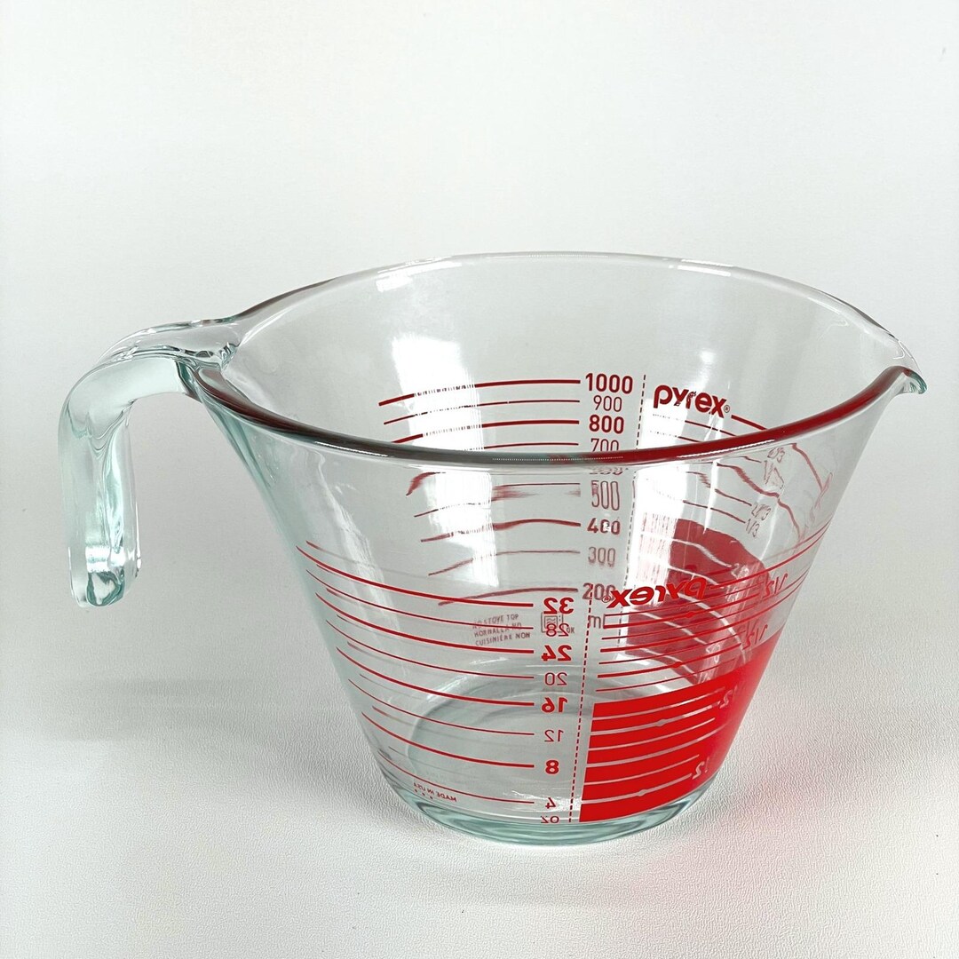 Vintage Pyrex Measuring Cup 32 Fl Oz 4-cup Mixing Bowl Baking - Etsy