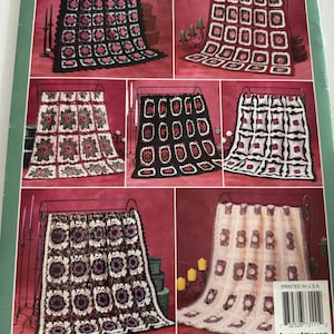 Huge Lot of 8 Different Crochet Afghan Pattern Books - Etsy