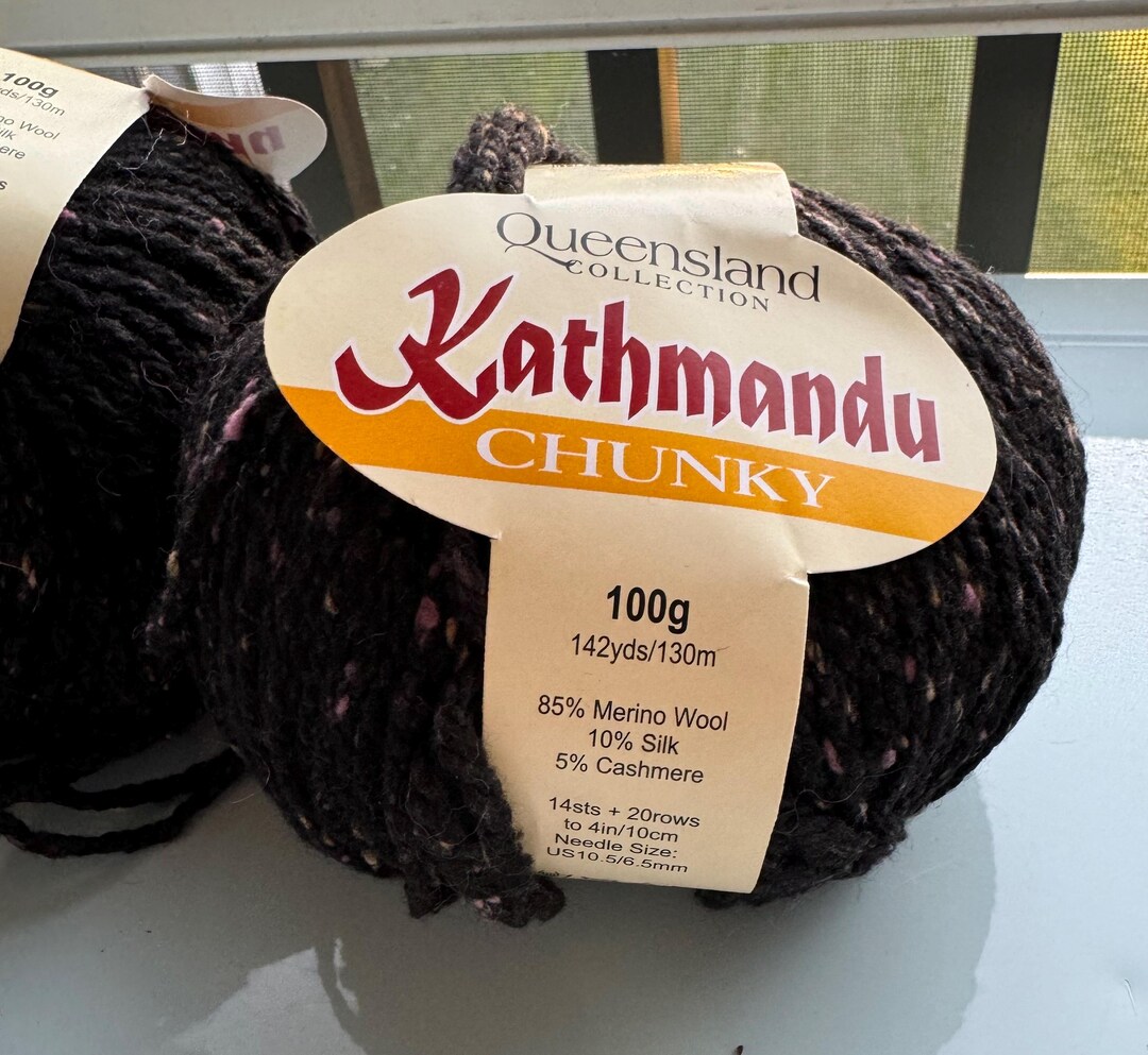 Queensland Kathmandu Chunky Merino Wool Cashmere Silk Yarn - Etsy