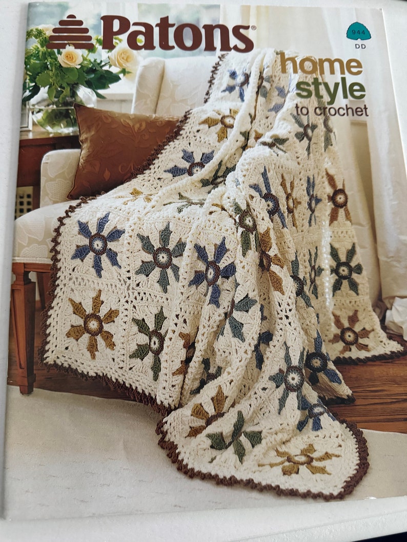 Huge Lot of 8 Different Crochet Afghan Pattern Books - Etsy