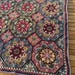 Persian Tiles Floral Afghan Blanket Throw - Sandalwood - Made Fresh ...