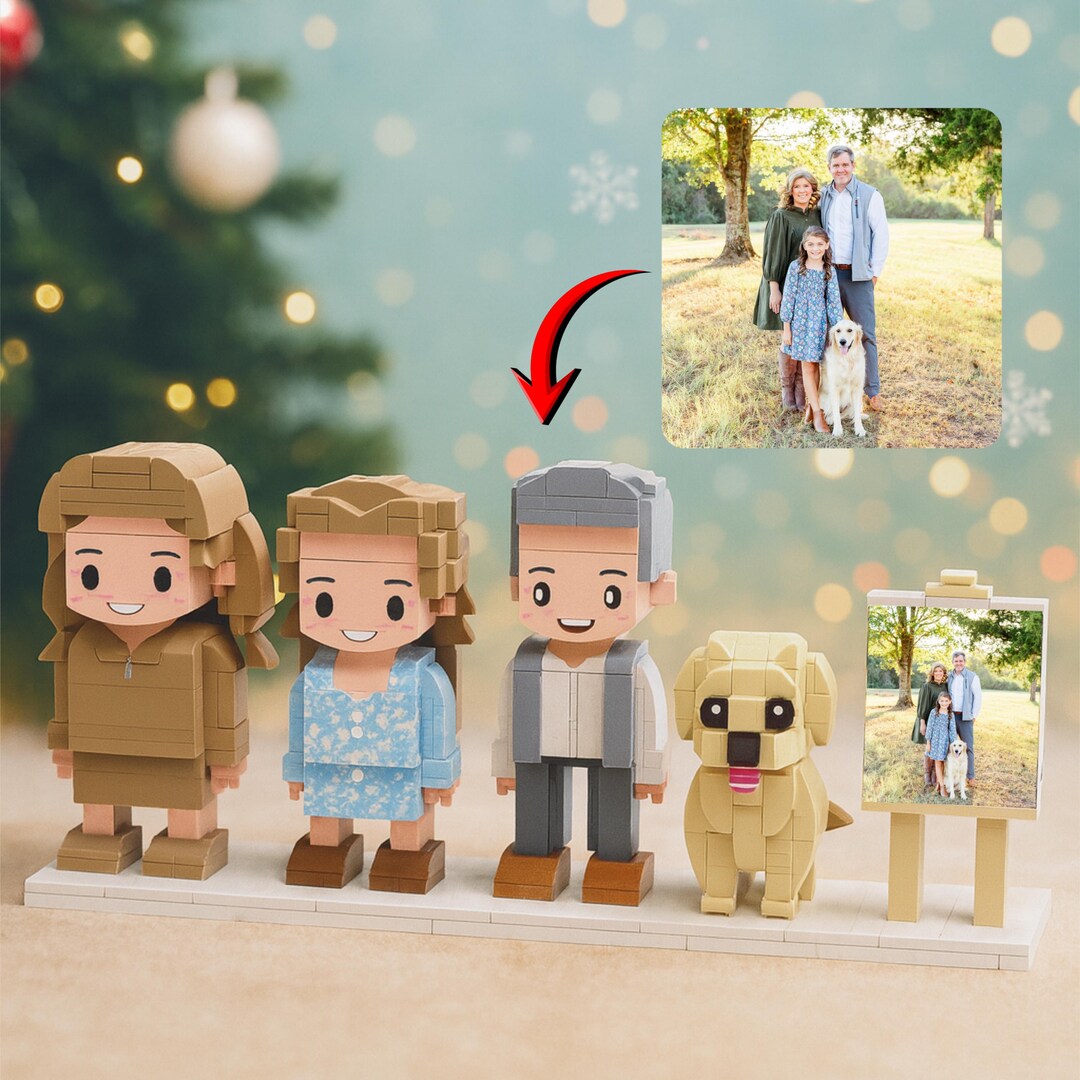 Personalized Brick Figures for Family & Pets | Customizable Brick Me ...