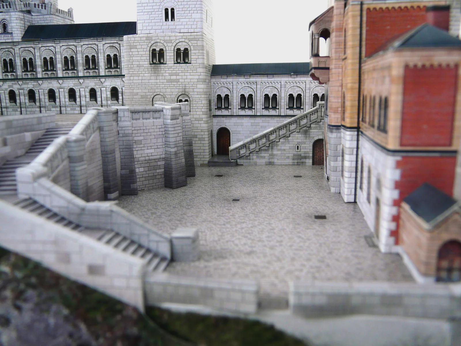 Cardboard Model, Neuschwanstein Castle, 25.2 X 14.2 X 9.4 In, DIY 3D ...