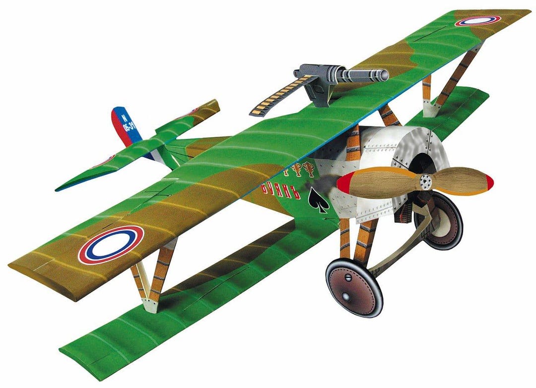 Cardboard Biplane Model Kit, Easy Build, 7+ Kids Toy, Handmade Plane - Etsy