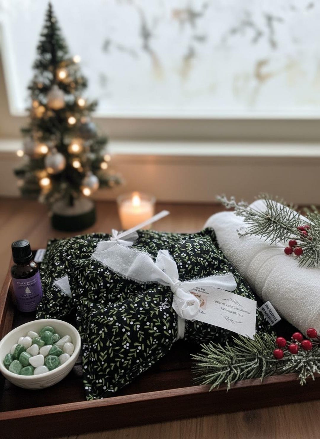 Warm Therapy/warm Pillow/flannel/flax Seed/winter Berries - Etsy