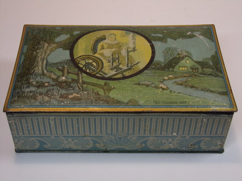 Vintage 1920's/1930's Canco Tin Box | Etsy
