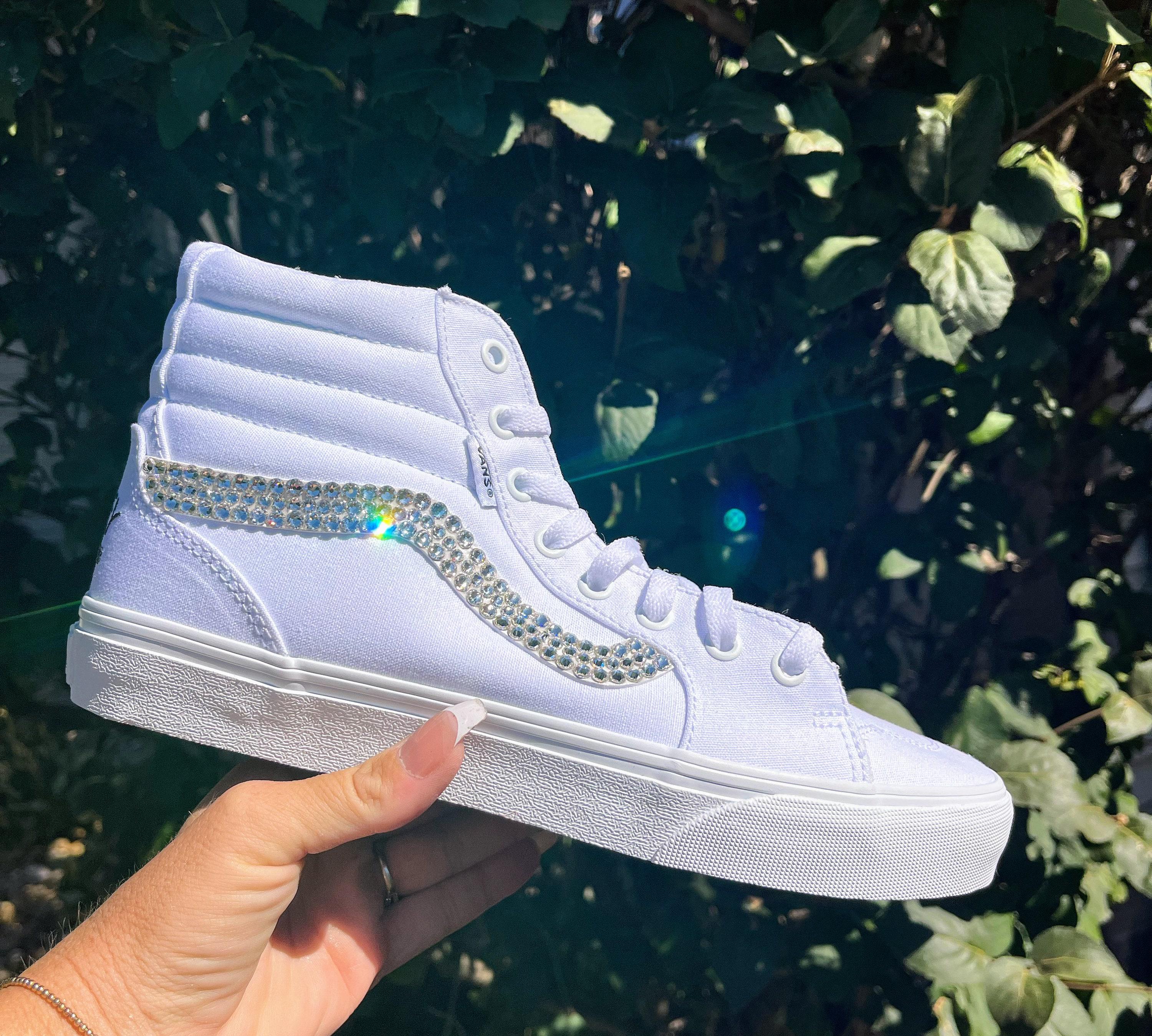 Custom Wifey & Husband Vans – 2 Pairs Matching Wedding Shoes – White ...