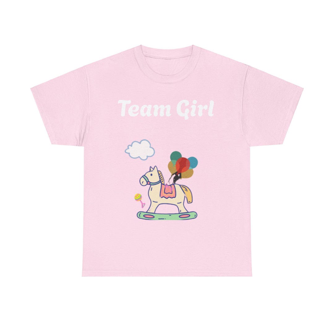 Gender Reveal Team Girl - Etsy