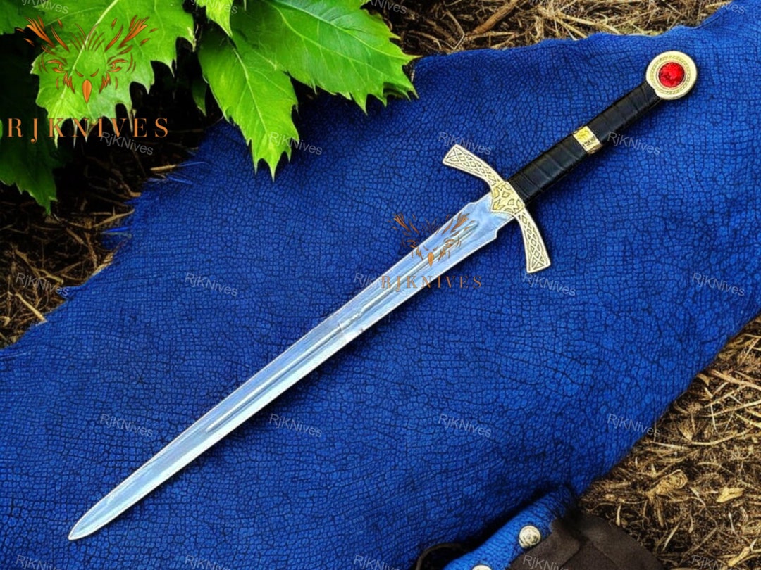 Goldryn Sword Throne of Glass Replica Sword Steel Blade Brass Guard and ...