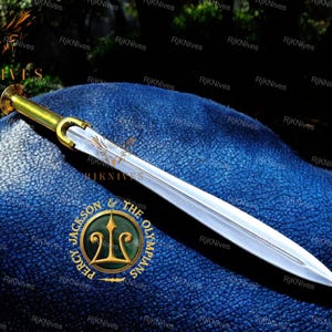 Handmade Riptide Sword: Percy Jackson Inspired With Leather Sheath - Etsy