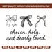 Minimalist Christian Bow SVG PNG Chosen Holy Dearly Loved Bible Verse ...