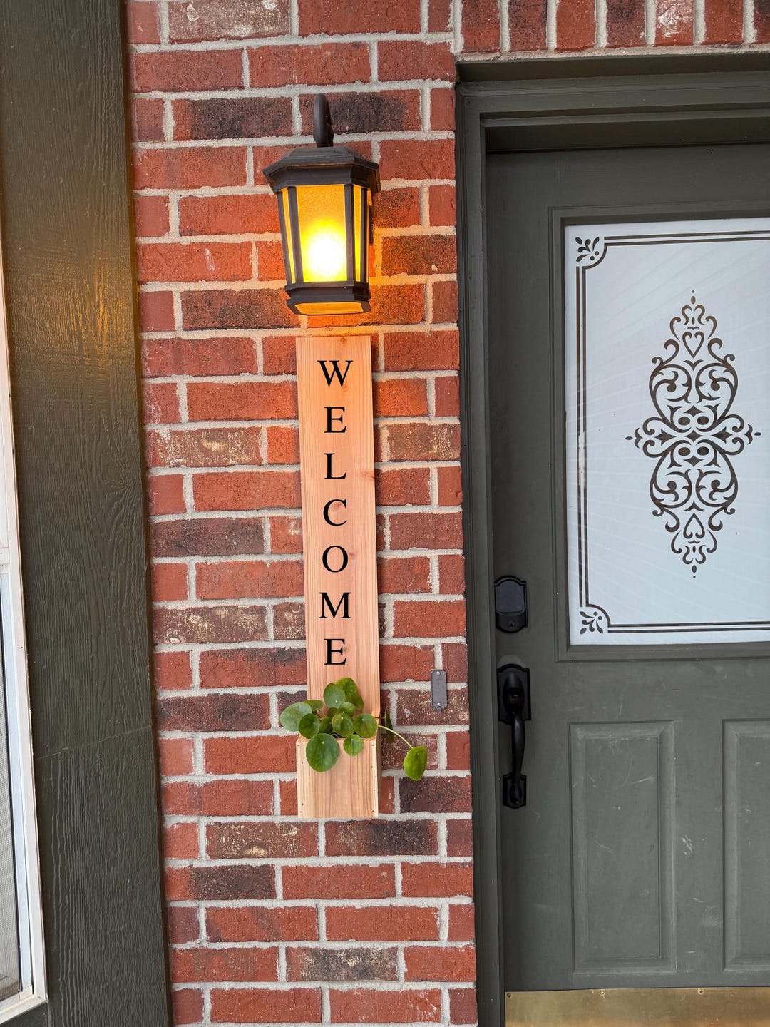 Welcome Planter Box - Etsy