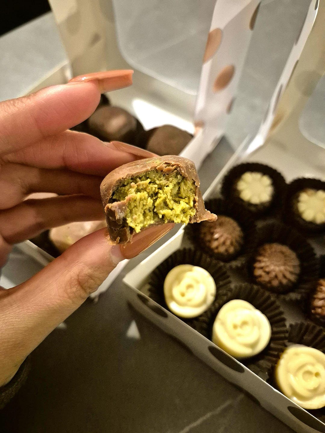 Bite-size Filled Chocolates Inspired by the Viral Dubai Chocolates ...