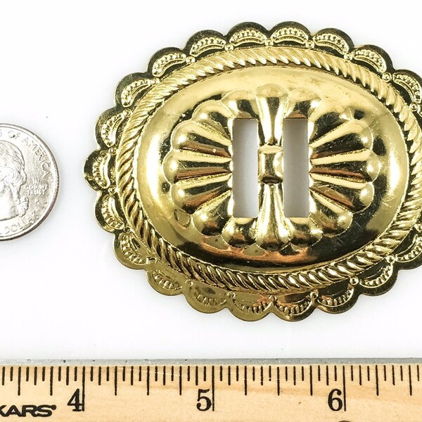 Gold Conchos - Etsy