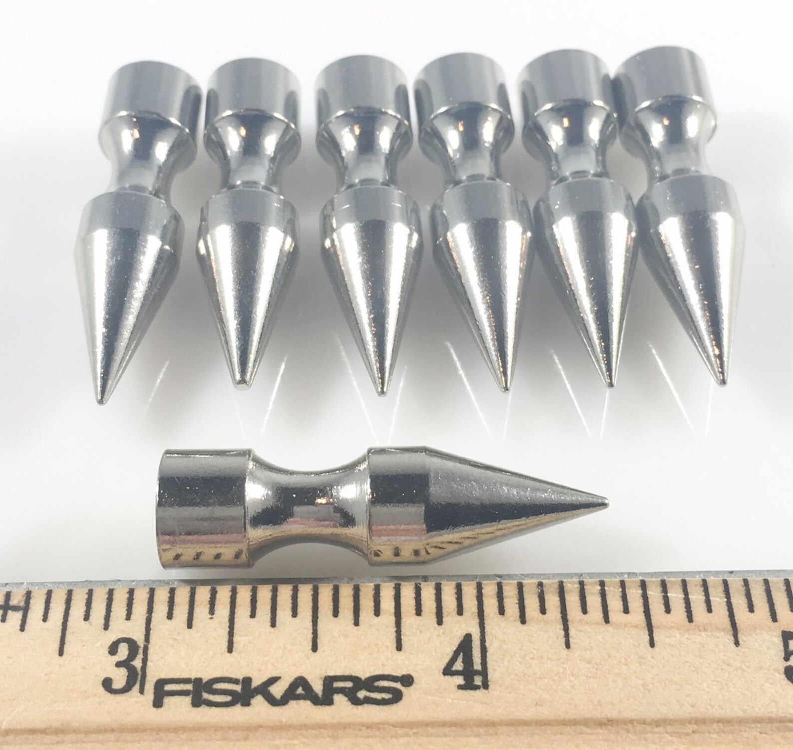 SPIKES METAL SCREWBACK 1 3/8 inch Long 10 pcs | Etsy