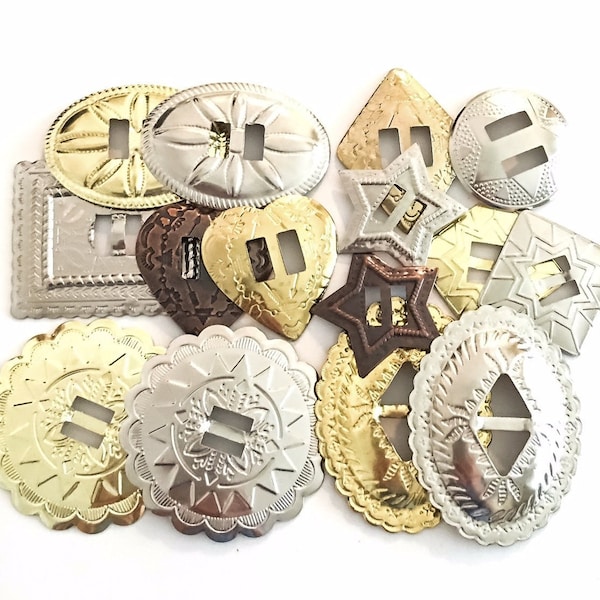 Round Conchos - Etsy