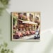Italian Cafe Wall Art, Vintage Street Scene Print, Old Europe Digital ...
