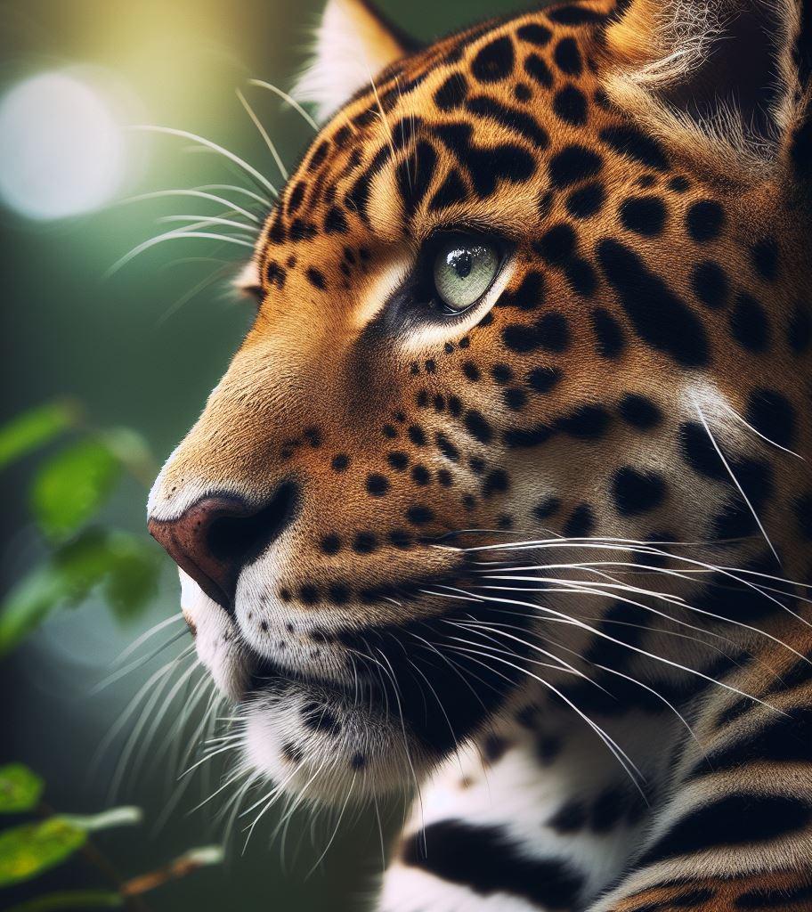 Leopard Wall Art, Big Cat Portrait Print, Jungle Wildlife Decor ...