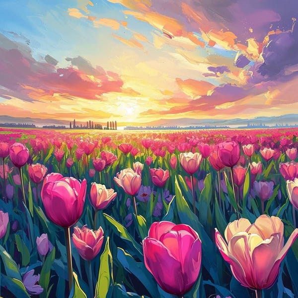 Sunset Artwork - Etsy