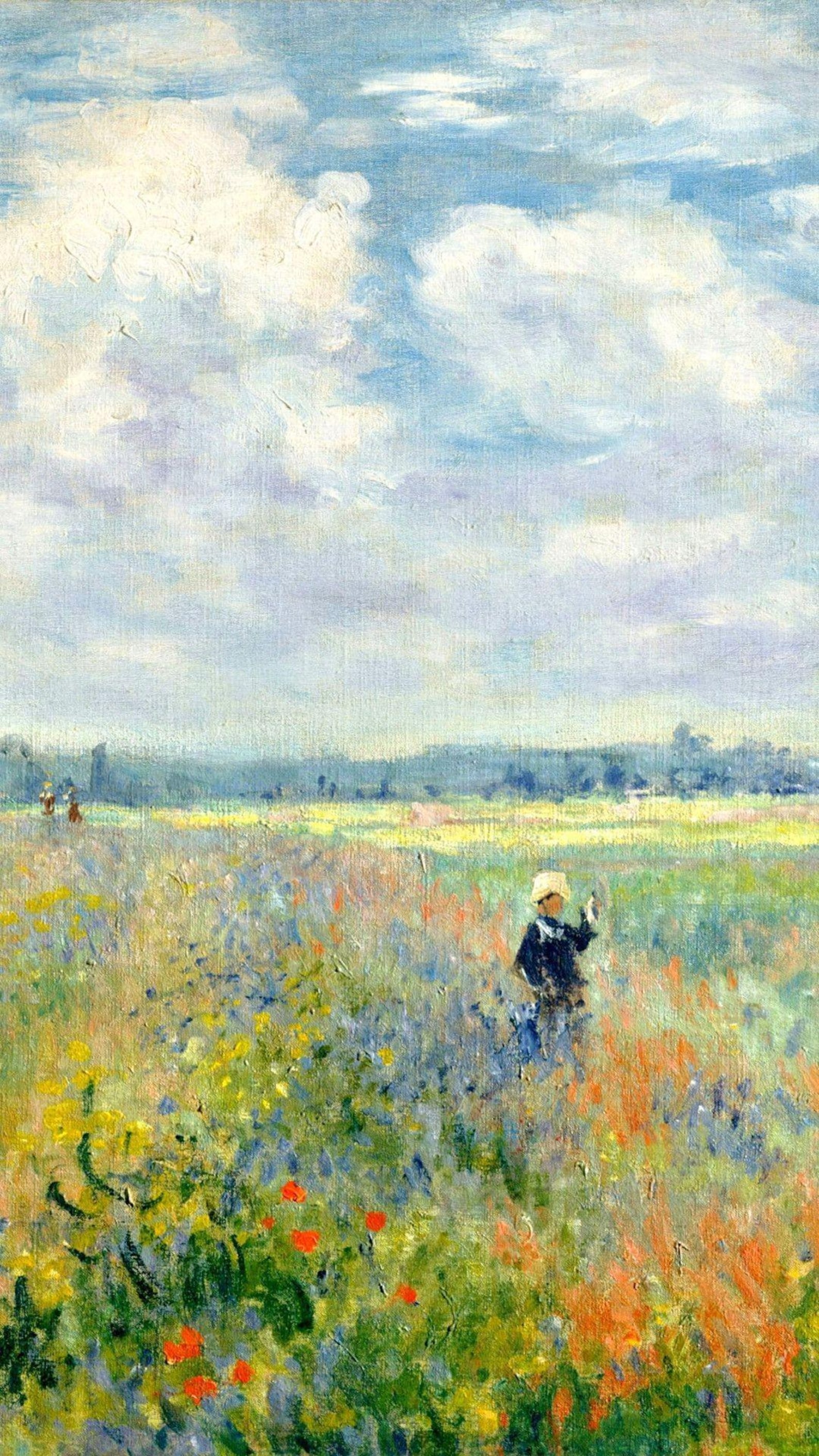 Claude Monet Wildflower Field Print, French Impressionist Landscape ...