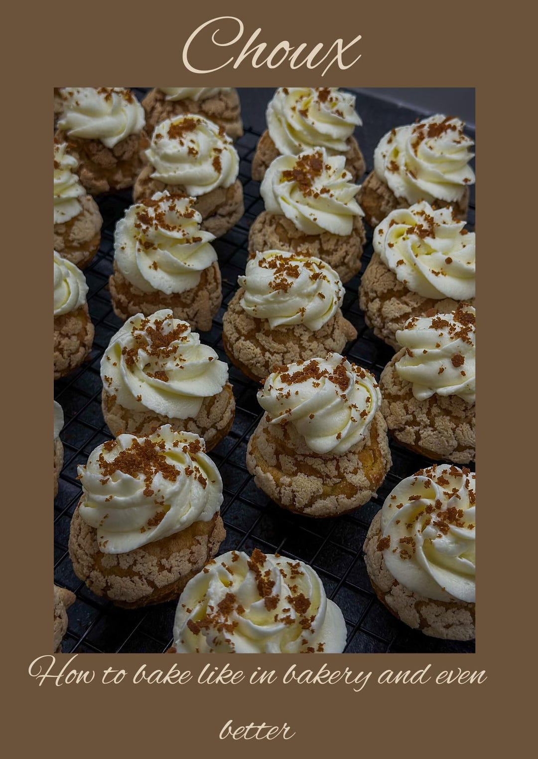 Choux. Dessert. How to Bake at Home? Baking Recipe. - Etsy