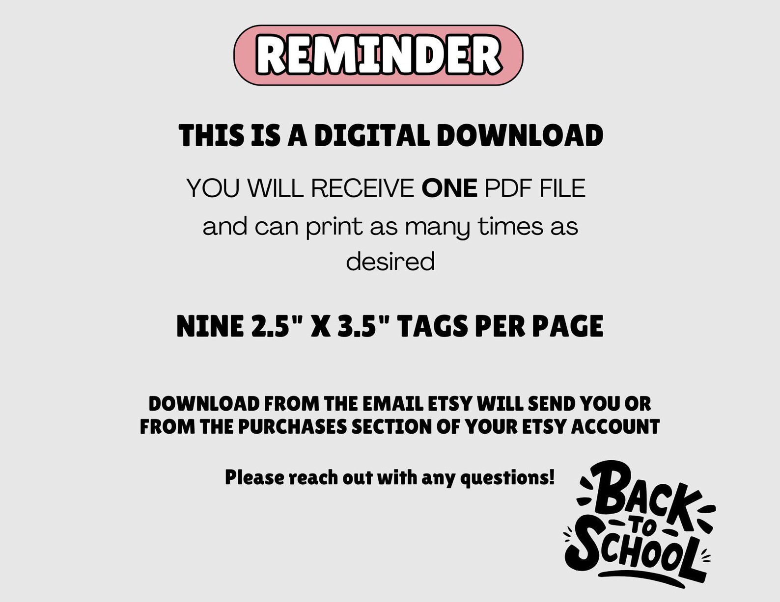 Back to School Gift Tags for Students, Stay Sharp This School Year ...