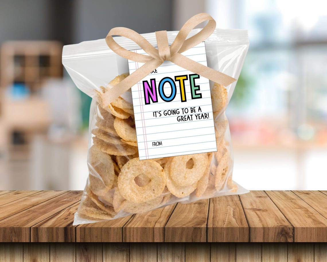 Take Note It's Going to Be a Great Year Tags, Printable Back to School ...