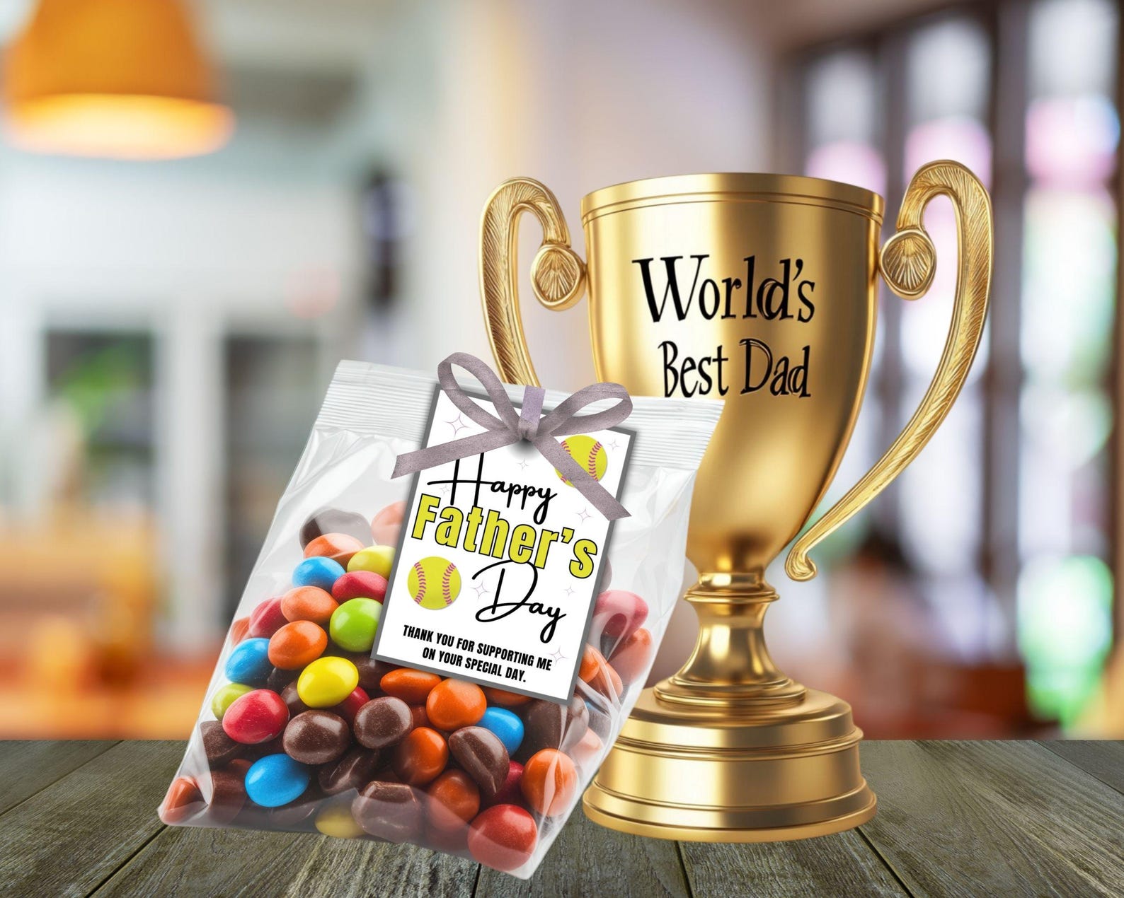 Softball Happy Father's Day Printable Gift Tags, Team Gift Tags for Dad ...