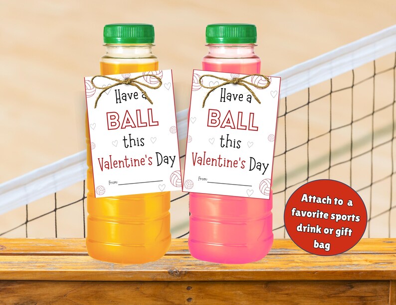 Valentine's Day Cards for Volleyball Players, Kids Classroom Exchange ...