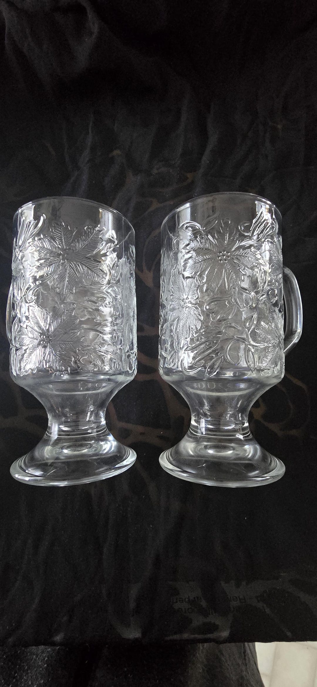 Princess House Cystal Fantasia Pattern Hot Beverage Mugs Design ...