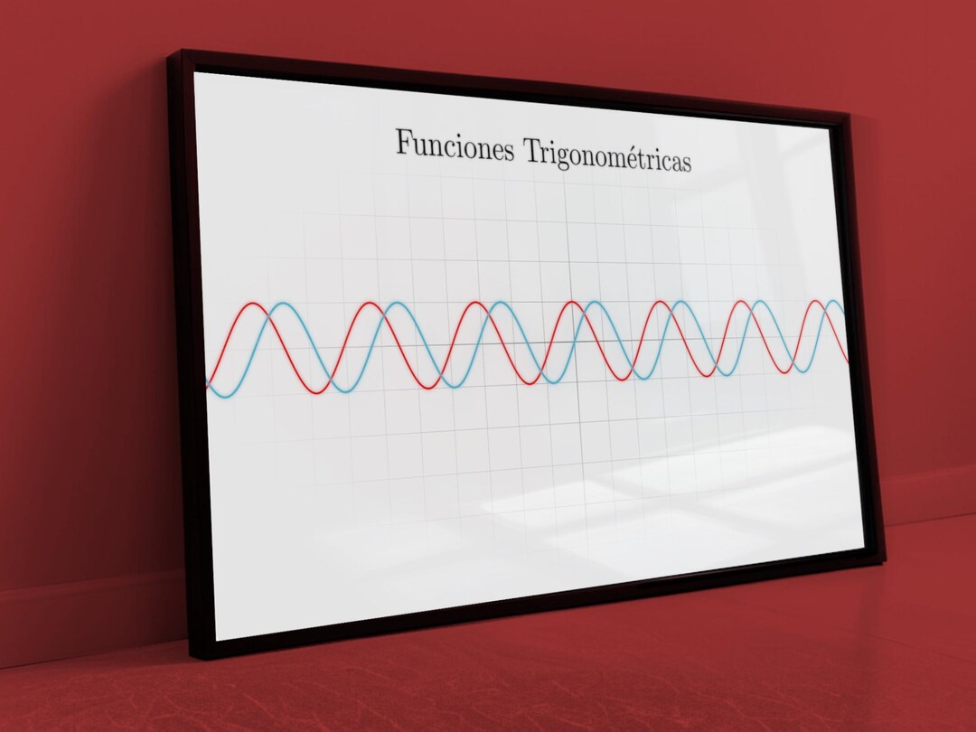 MEGA_PACK 384 Trigonometric Functions Charts Digital Math Art 300DPI ...
